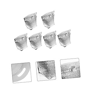 ULTECHNOVO Food Bag 12 Pcs Self-sealing Thermal Bag Organizer Tote Bag Zippered Tote Food Insulation Pouch Thermal Box Liners Heat Insulated Bag Baking Take-out Food Thermal Bag