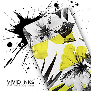 DesignSkinz Tropical BW Sun Floral Protective Vinyl Decal Wrap Skin Cover Compatible with The Samsung Galaxy S20 (Screen Trim & Back Glass Skin)
