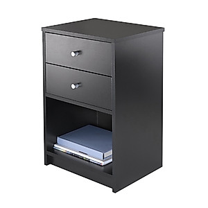 Winsome Trading Accent Table, Black, Each (20936WTI)