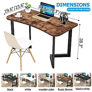 HDHNBA Computer Desk Home Office Writing Study Desk, Modern Simple Style Laptop Table Office Desk