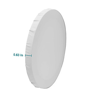 IVON 4pcs Round Canvas, 12'' & 8'' Professional Stretched Circle Canvas Board for Painting, Acrylic Pouring