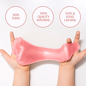 Goody Putty Pink Fidget Putty Toy Set Pink Party Favor for Girls