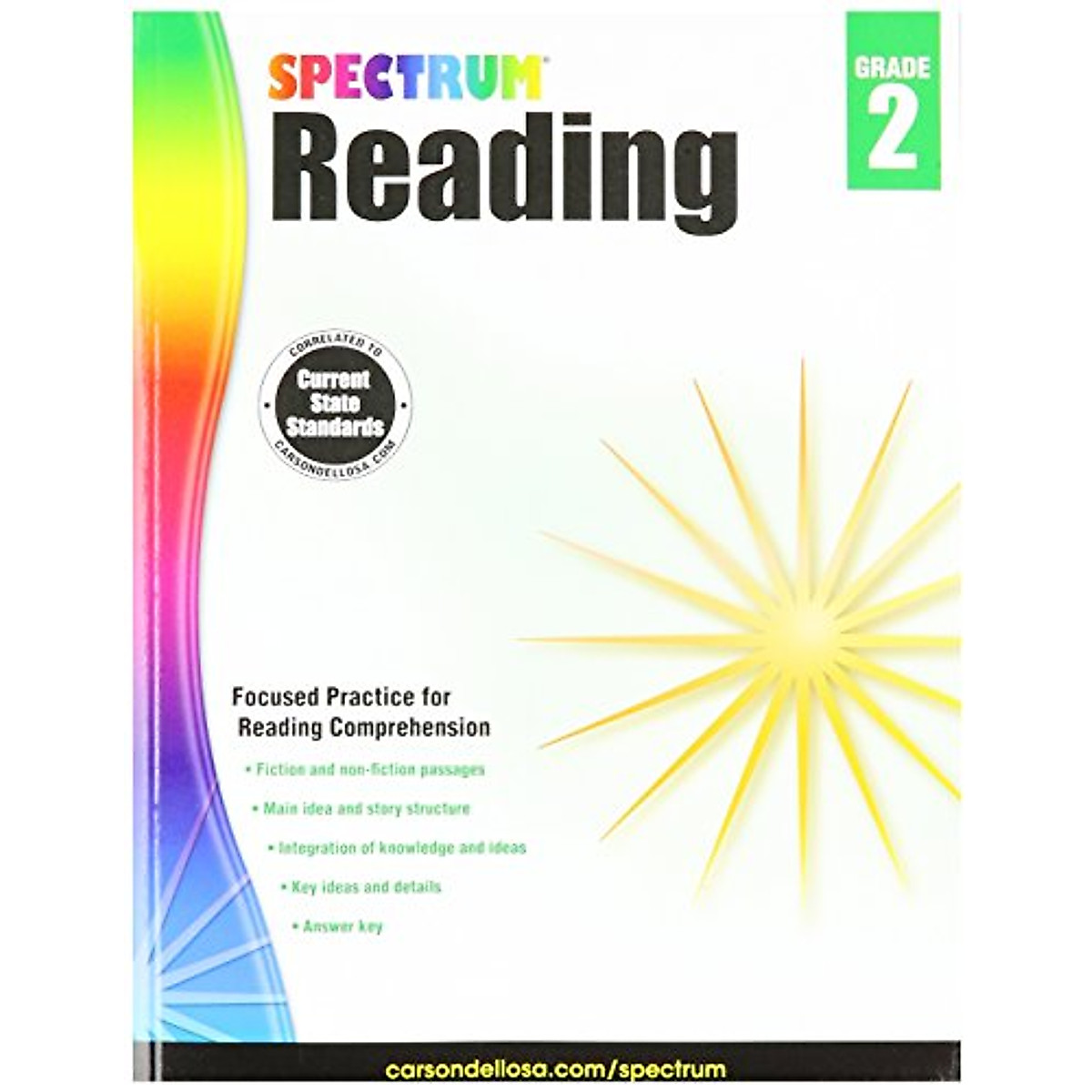 Carson-Dellosa Spectrum Reading Workbook Grade 2