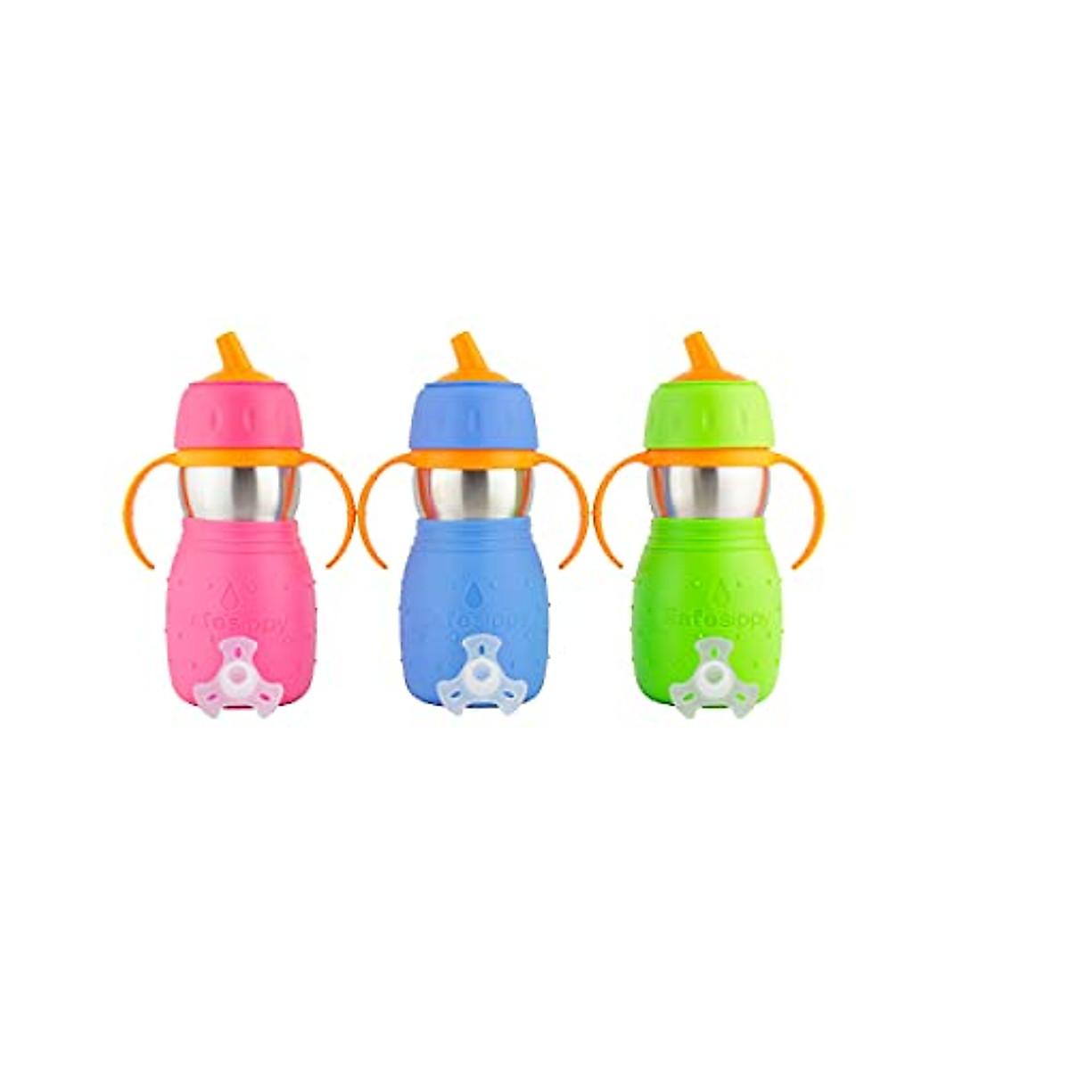 Kid Basix Safe Sippy, Stainless Steel Cup for Babies/Toddlers, Round Spout, Dishwasher Safe, BPA Free, 11 OZ. Travel/School/Play Pink