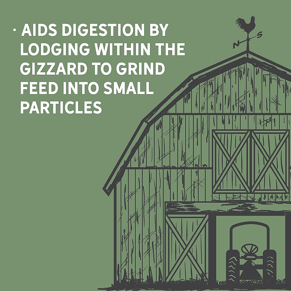 New Country Organics | Flock Perfect Starter Grit for Chicks to Help aid in Digestion | 8 lbs