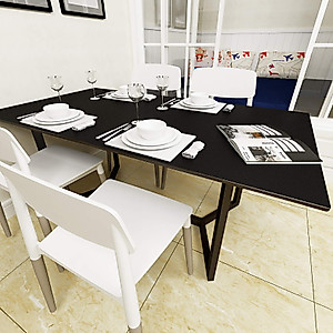 Livelynine 15.8"x394" Matte Black Contact Paper for Cabinets Waterproof Black Wallpaper for Walls Peel and Stick Countertops Black Vinyl Wrap Self Adhesive Shelf Liner Kitchen Cabinet Covers Removable