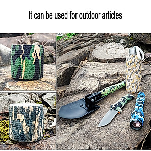 12-Pack Self Adhesive Cohesive Wrap Bandages, Tape Self Adherent, Strong Elastic Sports Tape, 2 inches x 5 Yards