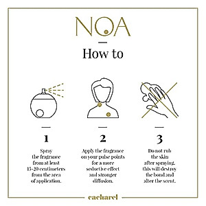 Cacharel Noa Eau de Toilette Spray Perfume for Women, 3.4 Fl. Oz (Pack of 1)