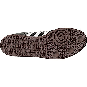 adidas Men's Samba Classic Soccer Shoe,Black/Running White,10.5 M US