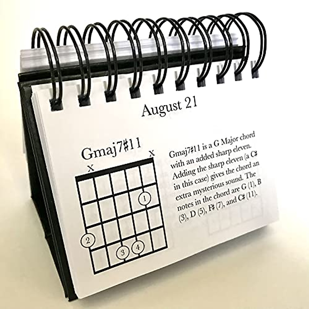 The 365 Days of Guitar Chords Calendar - Daily Guitar Chord Page-A-Day Calendar/Gift for Guitar Players