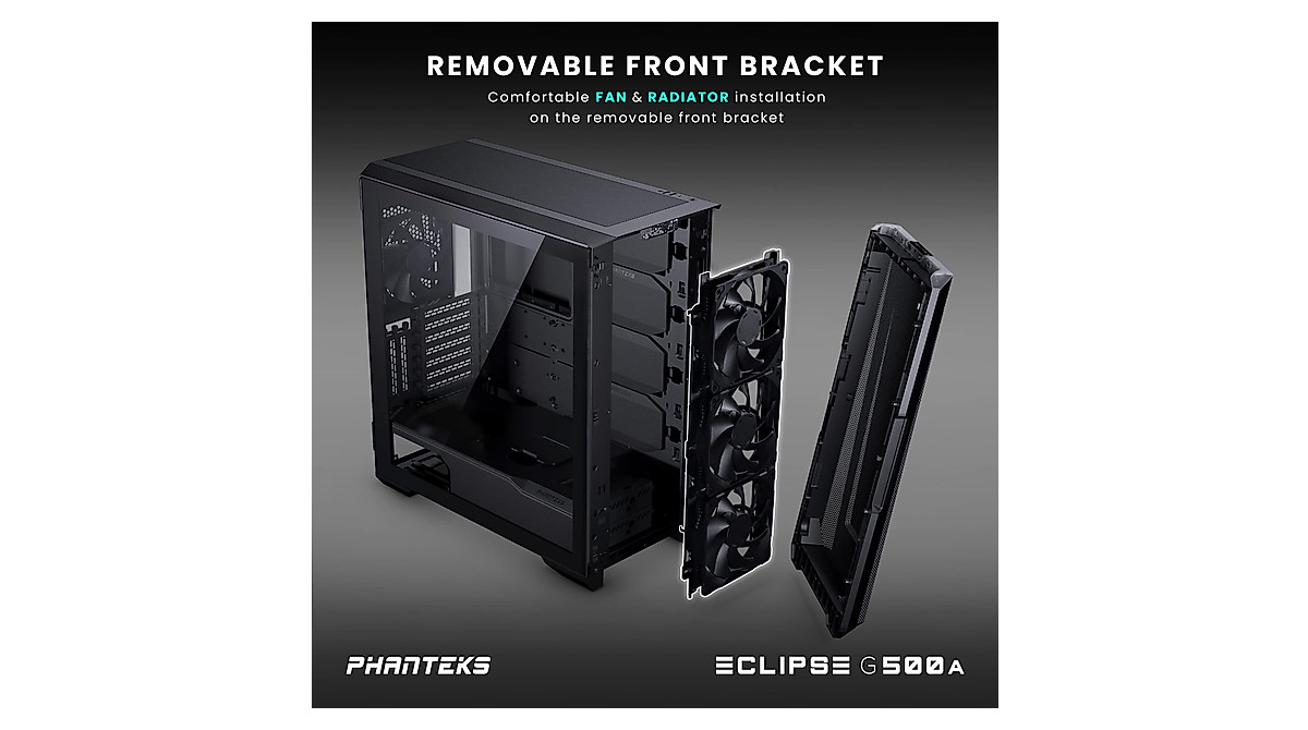 Phanteks Eclipse G500A Mid Tower Case - High Airflow Design
