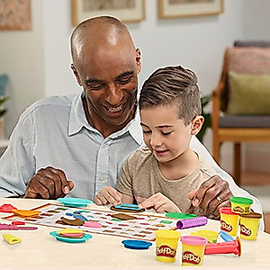 Play-Doh Picnic Shapes Starter Set, Preschool Toys for 3 Year Old Girls & Boys, Play Food, 12 Tools & 6 Modeling Compound Colors, Frustration Free Packaging