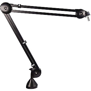 Rode PSA1 Studio Boom Arm for Broadcast Microphones Bundle with XLR-XLR Cable