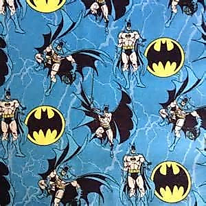 1 Yard - Batman Rope Cotton Fabric - Officially Licensed (Great for Quilting, Sewing, Craft Projects, Throw Pillows, Quilts & More) 1 Yard X 44"