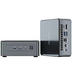 GEEKOM Mini PC Mini IT11,Intel Core i7-11390H Mini Computers (8 Threads, Up to 5.0 GHz),32GB DDR4/2TB M.2 SSD Windows 11 Pro NUC11 Desktop Computer,Support 8K UHD/WiFi 6/Bluetooth 5.2/USB4.0