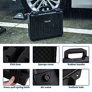 HeiyRC Waterproof Hard Case for DJI Mavic Air 2 2S Fly More Combo Drone Remote Controller Accessories Storage Suitcase Protective Travel Box