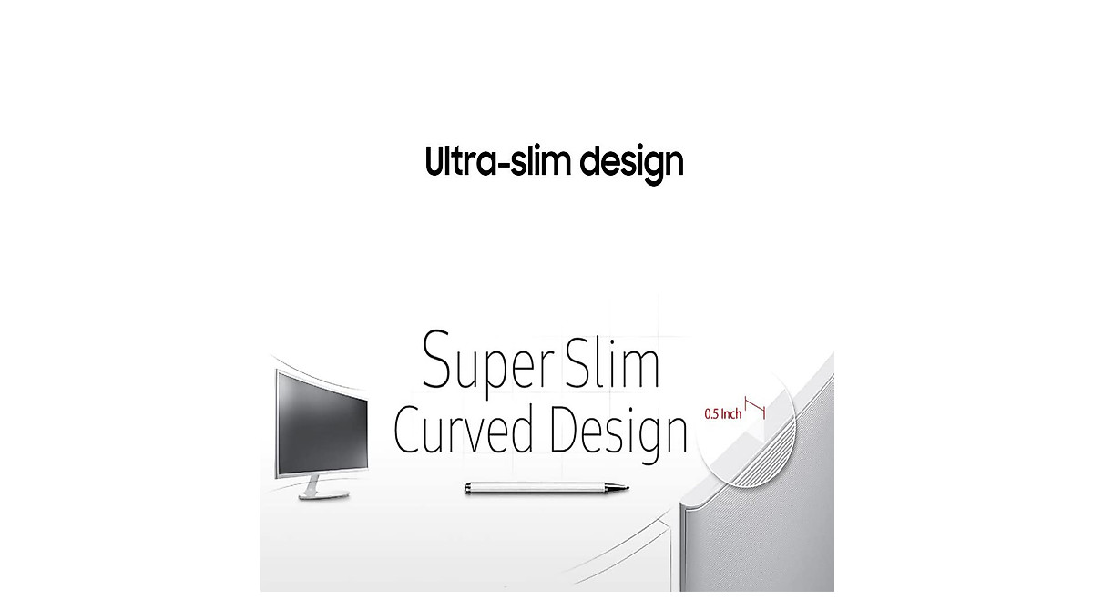Samsung 27" Curved Monitor - Immersive 1080p Experience