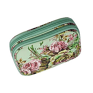 SUPVOX Knitting Yarn Storage Bag Tote Organizer for Yarn Crochet Hooks Needles Wool 19x19cm