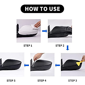 HTVRONT Black Carbon Fiber Vinyl Wrap, 1.5FT x 5FT 3D Carbon Fiber Wrap for Cars, Matte Black Automotive Vinyl Wraps