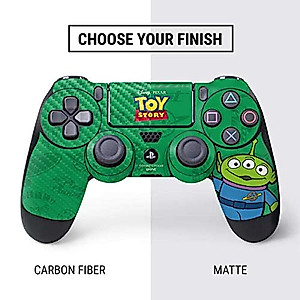 Skinit Decal Gaming Skin Compatible with PS4 Controller - Officially Licensed Disney Toy Story Alien Design