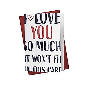 Sweet and Funny Mother's Day Card - Perfect Card for Her - Ideal Mothers Day Card - Karto - This Much You