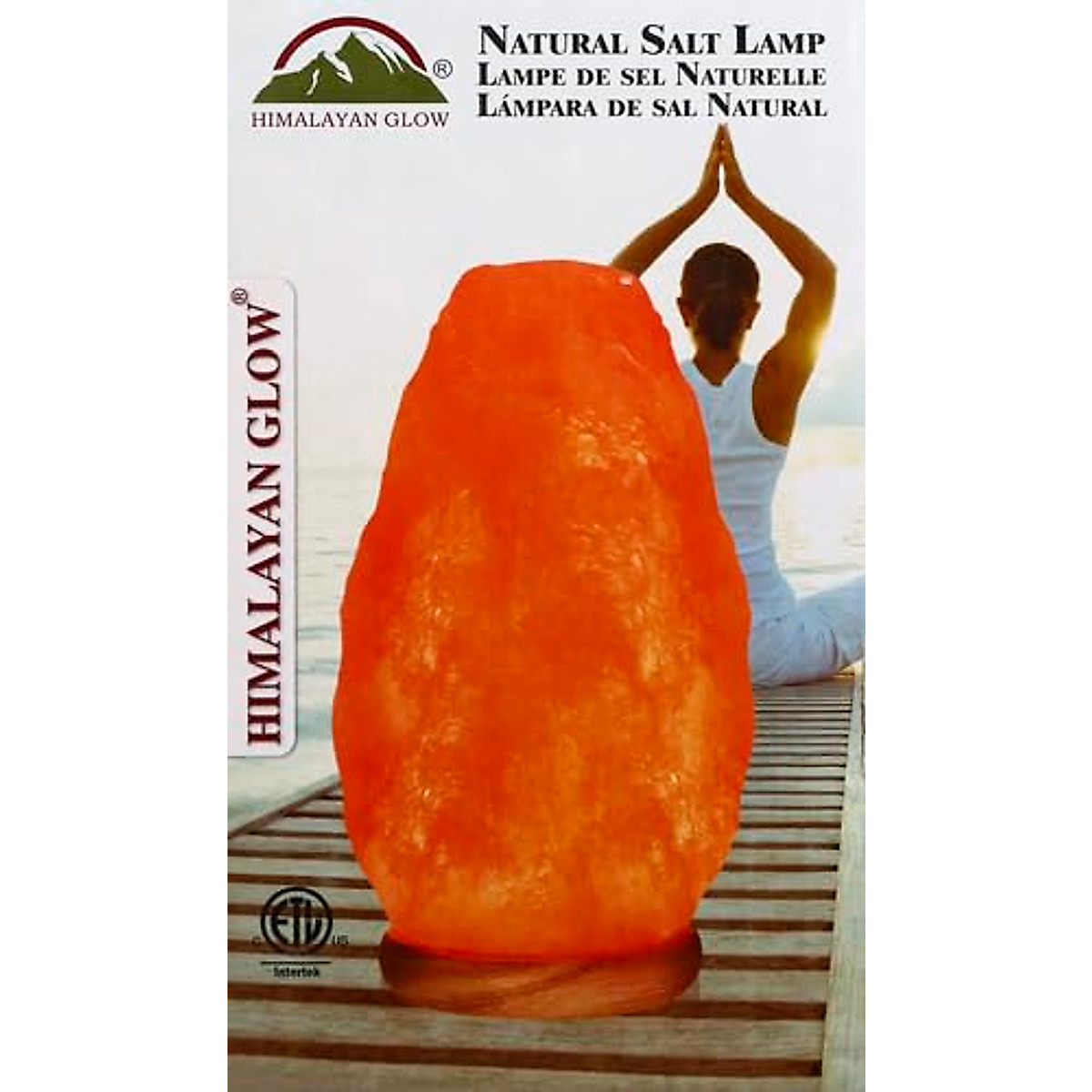 Himalayan Glow Salt Lamp with Dimmer Switch 5-7 lbs