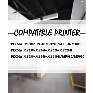 [30 Pack] Smart Gadget Compatible Ink Cartridge Replacement for Canon PGI-220 PGI220 CLI-221 CLI221 | Use with PIXMA MX870 MX860 MP560 Printers | 6 Large Black 6 Small Black 6 Cyan 6 Magenta 6 Yellow