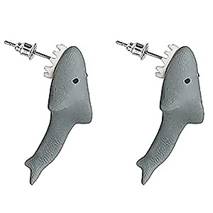 BTSEURY Stud Earrings for Girls Women,Earrings Simple, Cute Animal Bite Earring Fashion 3D Animal Clay Handmade Polymer Animal Earrings