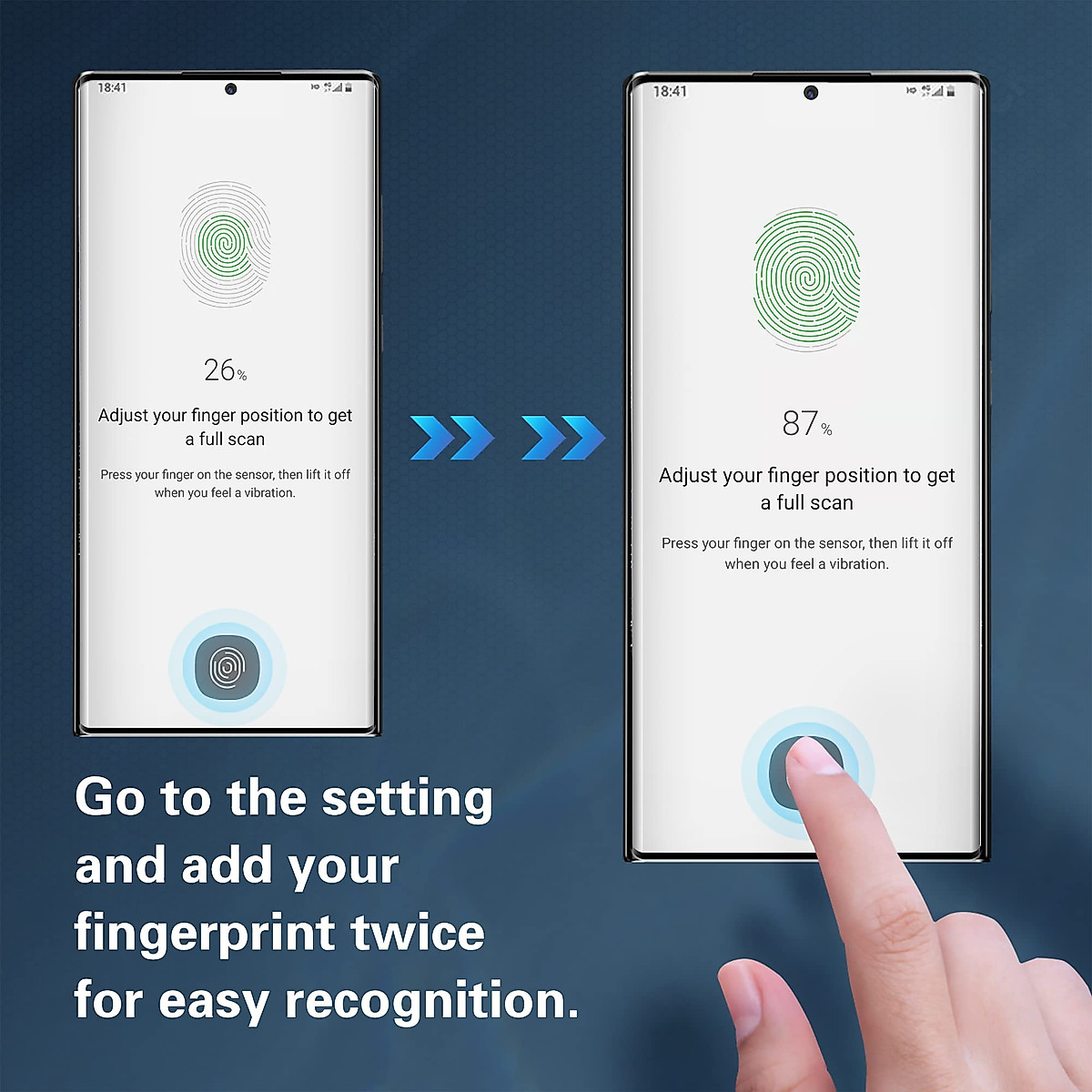 AACL [Fingerprint Compatible][3-Pack] 3D Curved Tempered Glass for Samsung Galaxy S22 Ultra 5G Screen Protector, [Easy Installation with Alignment][Anti-Scratch][Case Friendly]