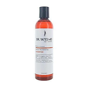 Dr. Yates MD Hair + Science Daily Thickening Shampoo, Adds Volume and Supports Prevention of Hair Loss, For Men and Women (8 Fl Oz)