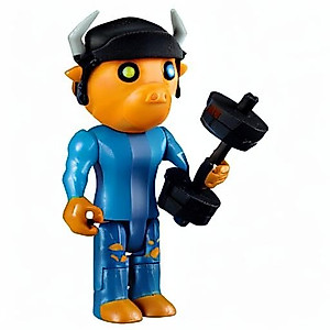 PIGGY Action Figure 6 Pack - Six 3.5" Articulated Buildable Toys, Officer Doggy, Billy, Memory, Robby, Clowny, & Frostiggy, 9 Accessories, Series 2, includes DLC