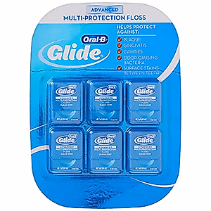 Oral B Glide Pro Health Advanced Multi Protection Floss Clean Mint (Netcount 6 Pack), 6 Count (Pack of 1)