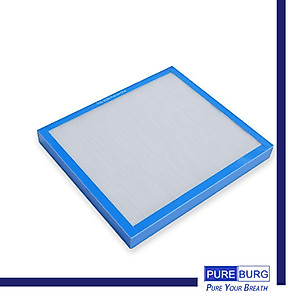 PUREBURG Replacement True HEPA Filter Kit Compatible with HoMedics Total Clean AF-10 AP-15 AR-10 Air Purifiers, Part Number AF-10FL AP-15CRF AF-15,H13 Activated carbon Air Clean Dust VOCs, 1+4