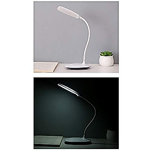 Fasclot Dimmable LED Desk Lamp with USB Charging Port Table Lamp for Office Lighting Home & Garden Led Light
