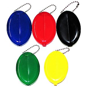 Oval Squeeze Purses - Made in USA (5 Mixed)