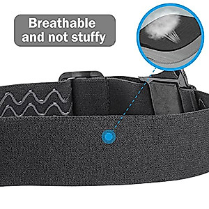 Haoyou Head Strap Mount with Storage Bag, Compatible with Gopro Hero 11/10/9/8/7/6/5/4/3+/3/Session/Hero 2018/Akaso/DJI Osmo and More Action Cameras