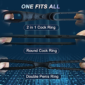 Penis Rings Set,Cook Rings for Men Erection Sex Toy with 7 Different Sizes Silicone Adult Sex Toys Cockring Couple Sex Toys Enhancing Couples Pleasure Sex Toy Kit
