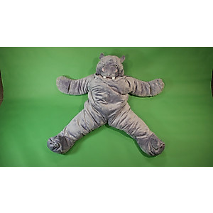 for Children up to 54 inches Tall. The Original SnooZzoo Hippo Children's Sleeping Bag.