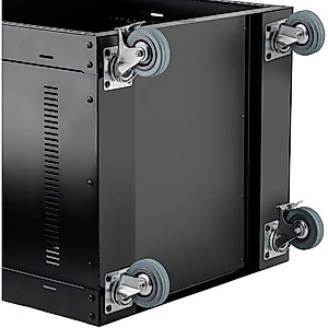 Auray ERS- 16U Steel Equipment Rack with 3" Casters (16 RU)