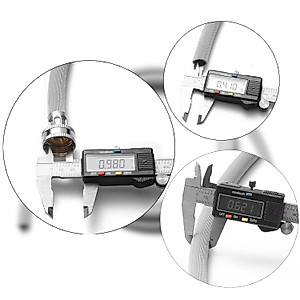 XUESNOF Dehumidifier Hose for Drainage 3/4" FHT, with Premium Brass Connectors (10 Length Options)