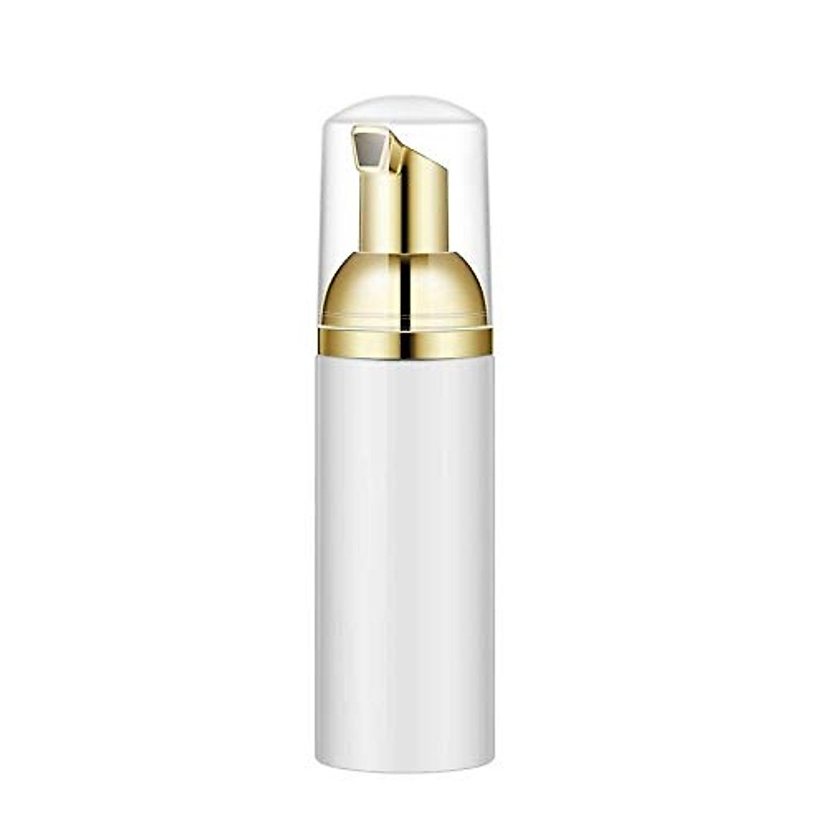 FKJLUN Soap Dispenser Pump 10PCS 30ML Plastic Foaming Bottle Soap Mousses Liquid Dispenser,Froth Shampoo Lotion Bottling Foam Bottles Hand Lotion Bottle (Color : White+Gold)