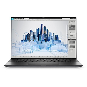 Dell Precision 5760 Workstation Laptop | 17" 3840x2400 4k | Core i7-11850H - 1TB SSD Hard Drive - 8GB RAM - Nvidia RTX A2000 | 8 cores @ 4.8 GHz - 4GB GDDR6 Win 11 Pro Silver