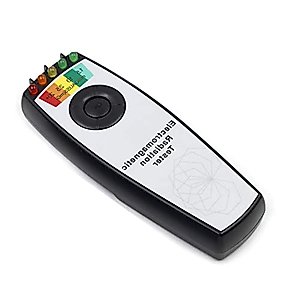 Tookie LED EMF Meter Magnetic Field Detector Ghost Hunting Indoor Outdoor Home School(Black)