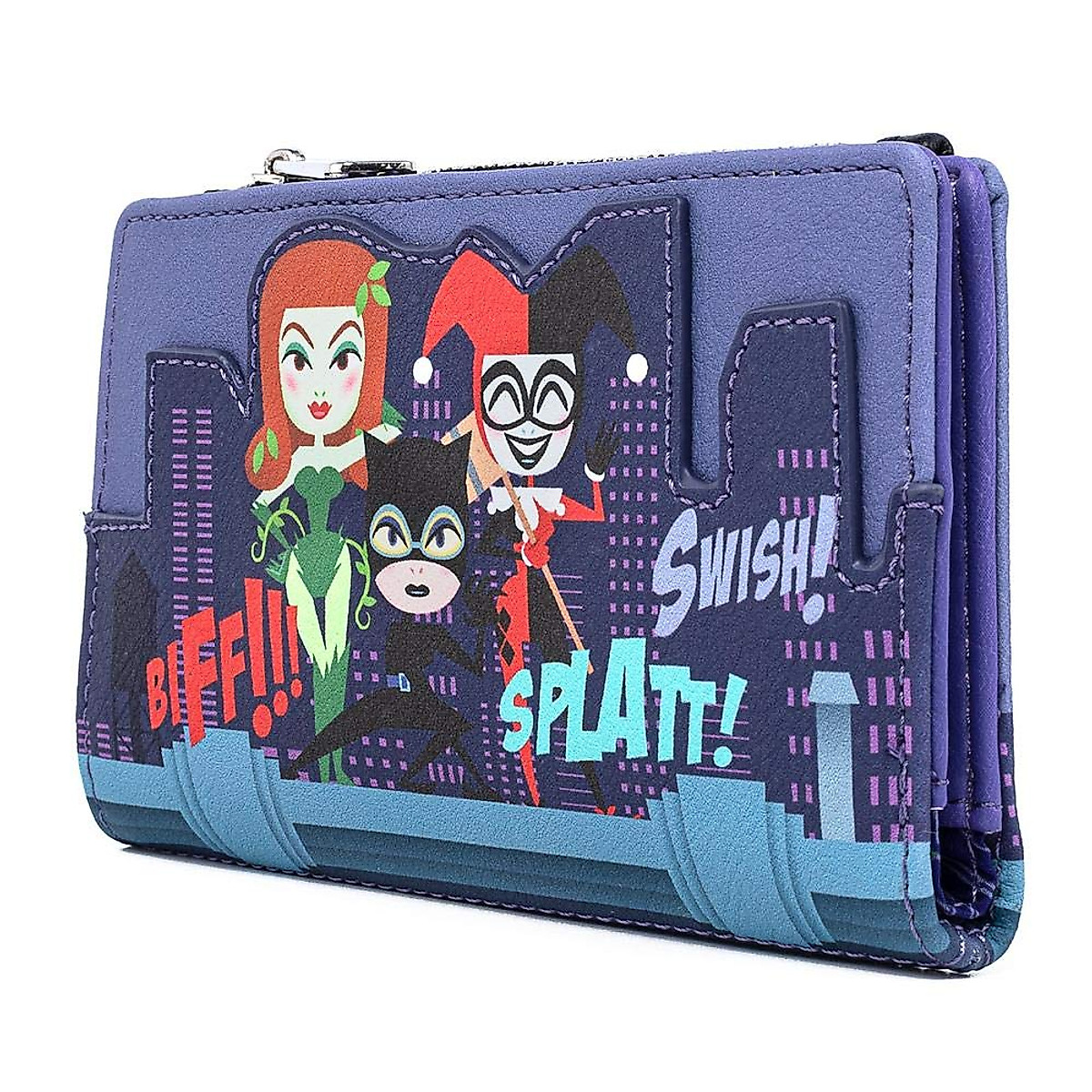 Loungefly x DC Comics Gotham City Sirens Faux Leather Flap Wallet