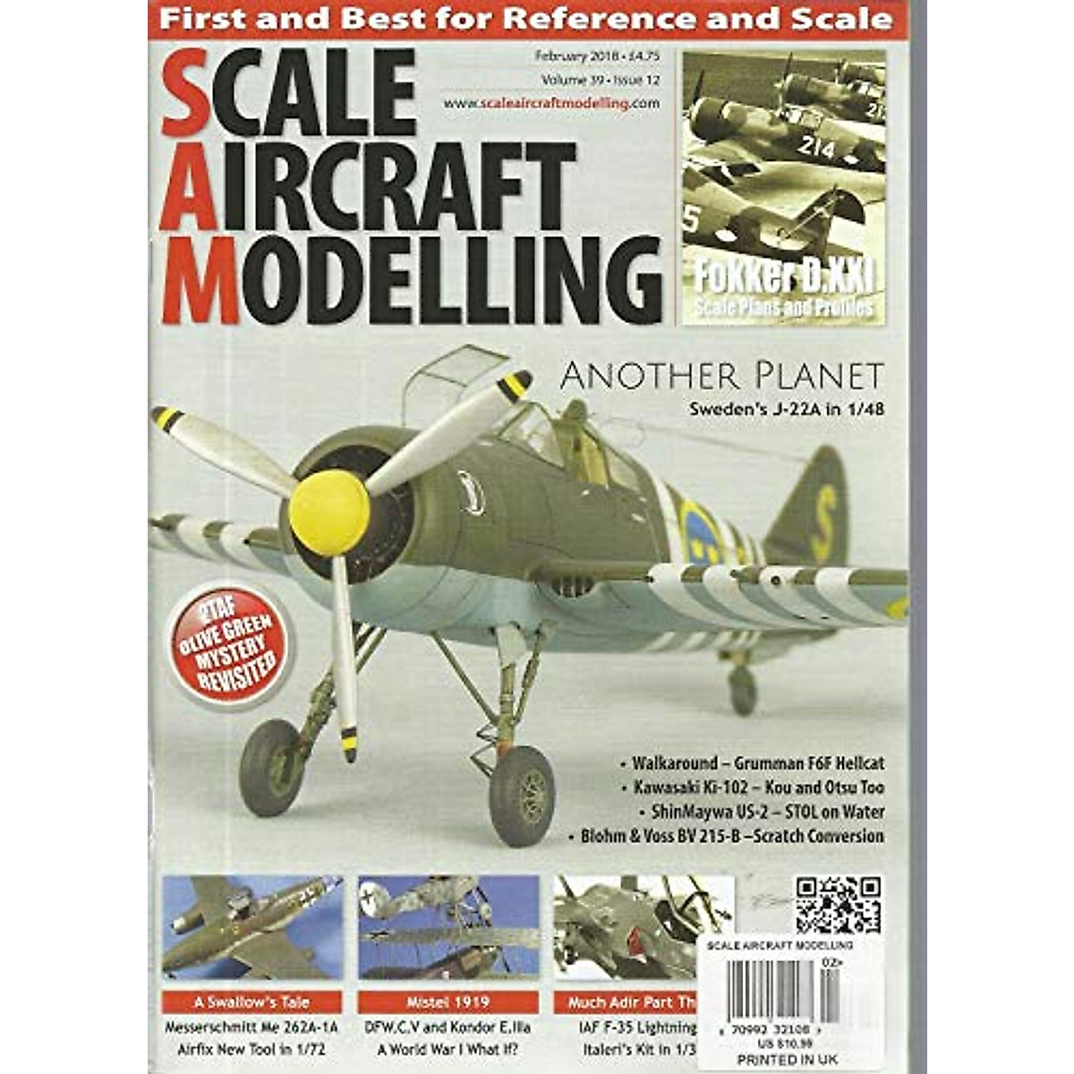 SCALE AIRCRAFT MODELLING, FEBRUARY 2018, VOL. 39, ISSUE 12 ~