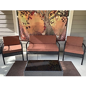 Custom Bench Cushion 72Inch, Cushion for Window Seat, Indoor/Outdoor Foam Furniture Cushion, Long Chair Seat Pad for Patio Swing Garden Sofa Piano, Optional Piping, Classic Blue 18" X 72"X 2"