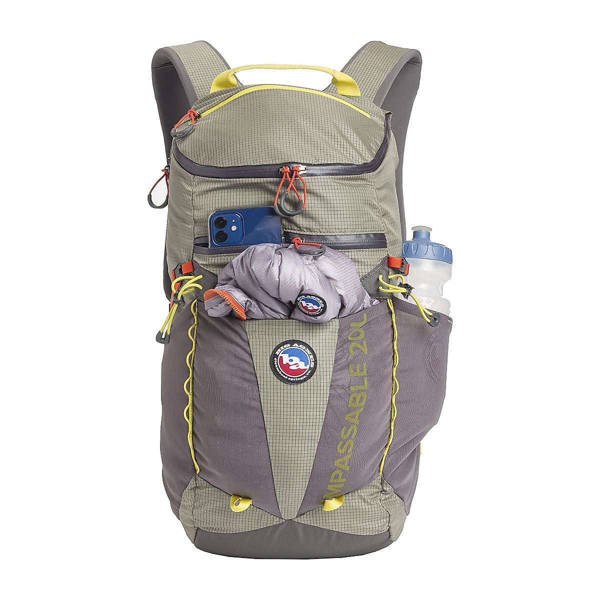 Big Agnes Impassable 20L Backpack for Day Hiking, Olive