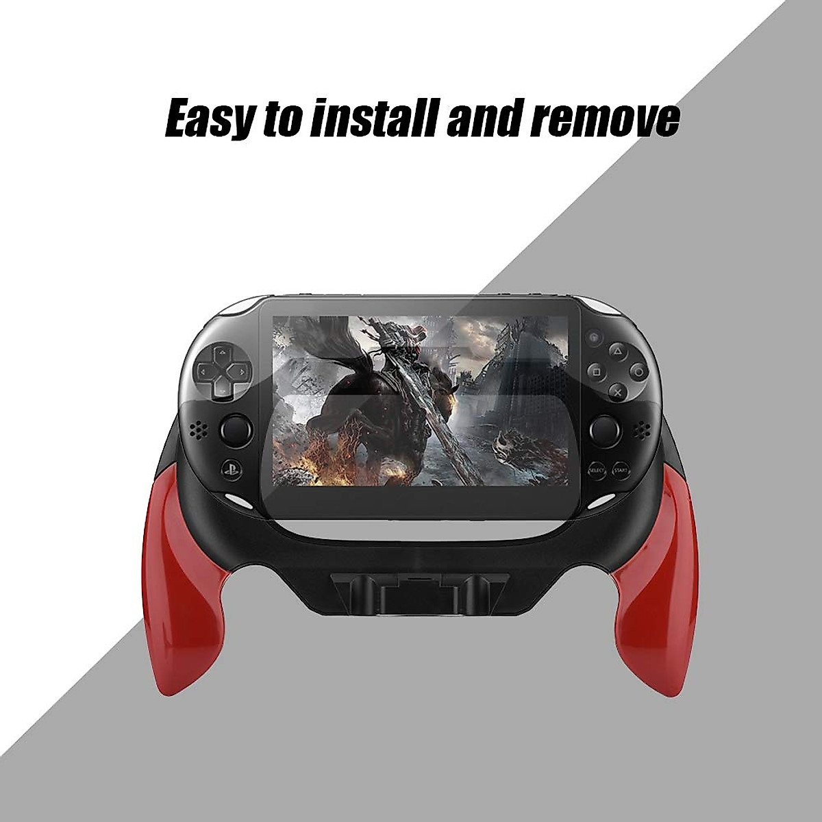 Junluck Game Handle Holder ABS Hand Grip Handle Holder Case Bracket for Sony PSV PS Vita 2000 Ergonomic, Comfortable &