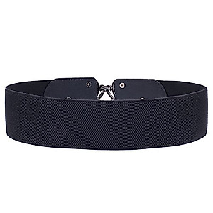 Syuer Womens Vintage Wide Elastic Stretch Waist Belt Retro Cinch Belt