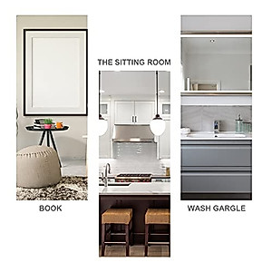 FOMIYES White Wall Decor Hanging Storage Rack Hole- Free Storage Shelf Hanging Clothes Storage Organizer Wardrobe Hanging Rack for Home Closet Wardrobe Use Black Key Hanger